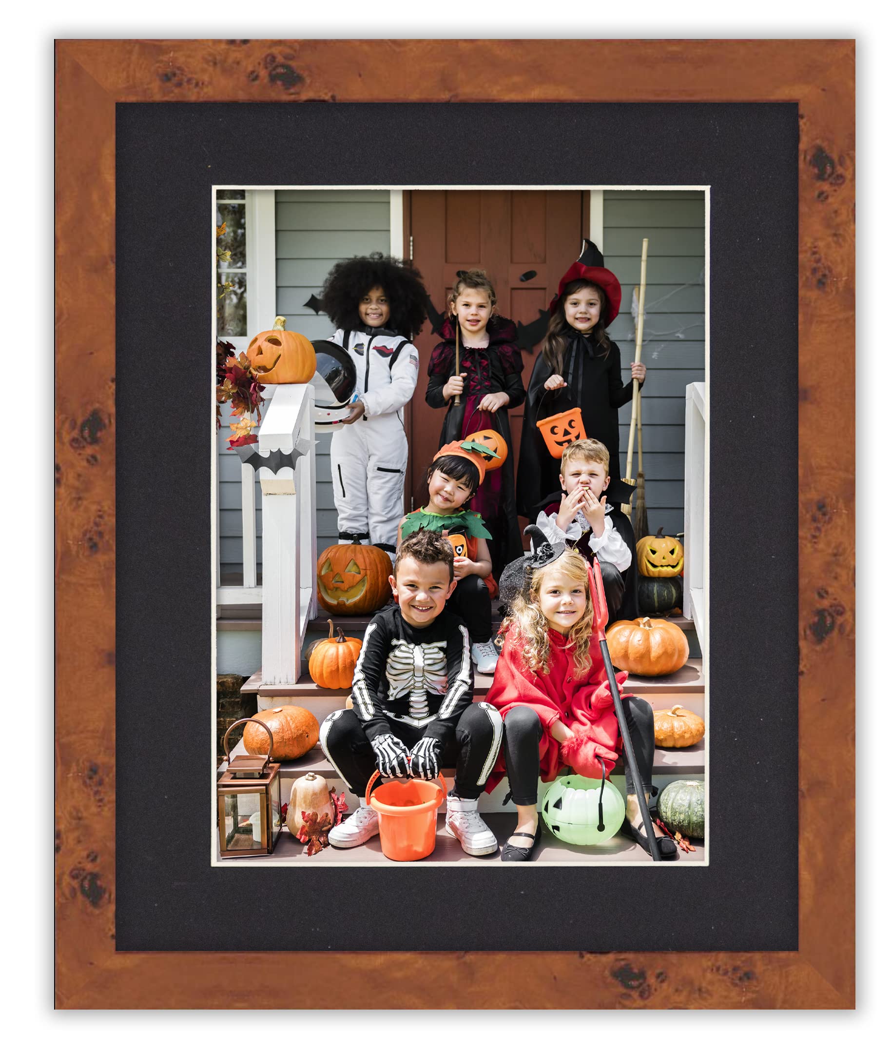 14x18 Mat Bevel Cut for 12x16 Photos - Acid Free Black Precut Matboard - for Pictures, Photos, Framing - 4-ply Thickness