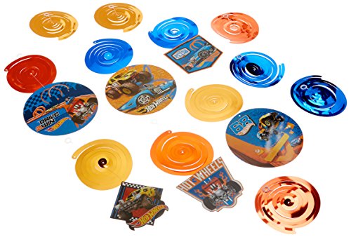 Hot Wheels Wild Racer Hanging Swirl Decorations - Assorted Designs, 12 Pcs