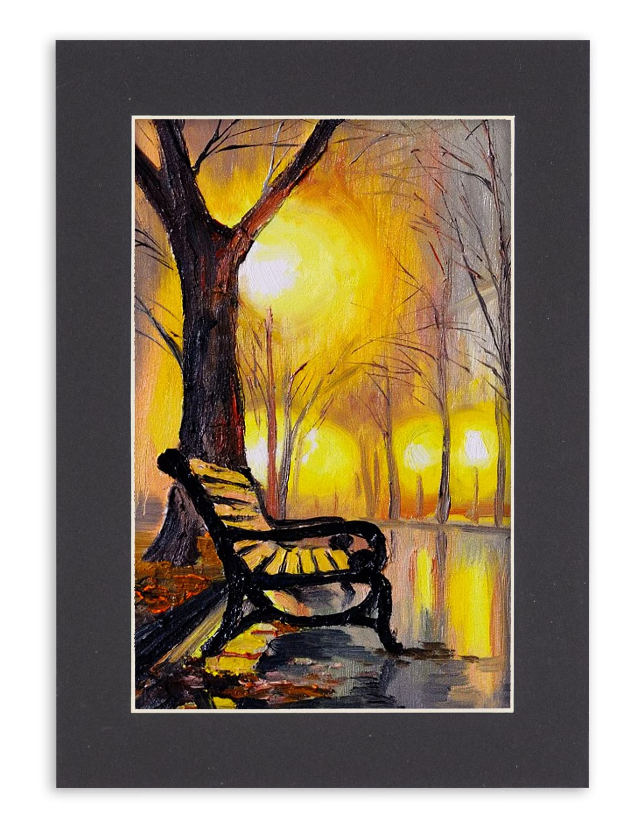14x18 Mat Bevel Cut for 12x16 Photos - Acid Free Black Precut Matboard - for Pictures, Photos, Framing - 4-ply Thickness