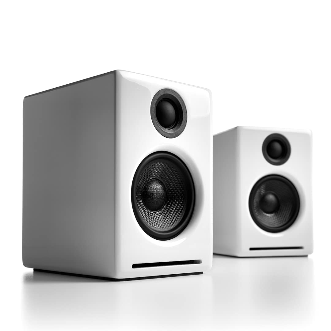 Audioengine A2+ 24 Bit Wireless Bluetooth Desktop Speakers - 60W Computer Speakers for Music and Gaming