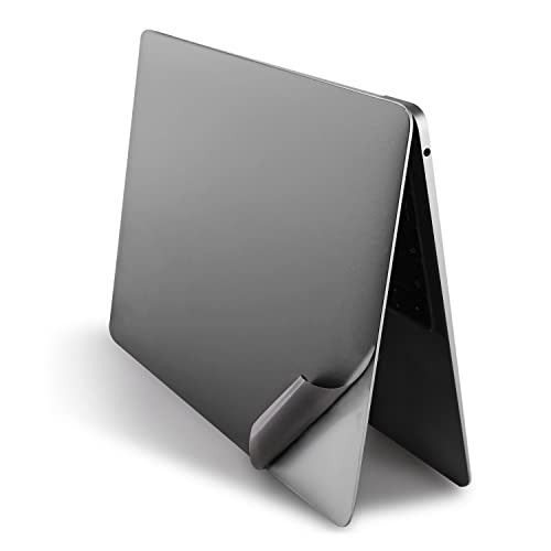 VFENG Premium 6-in-1 3M Protective Skin Decals for 2021~2023+ MacBook Pro 14.2-inch 14" M1 M2 M3(Model: A2442/A2779/A2992/A2918) with 2 Pack Screen Protector-Gray