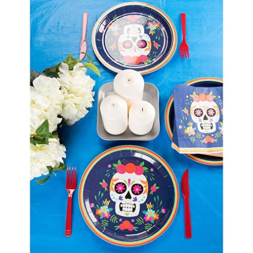 6 Pack Royal Blue Plastic Tablecloth for Party Table Decorations, Rectangular Table Cover for Grad Party (54 x 108 In)