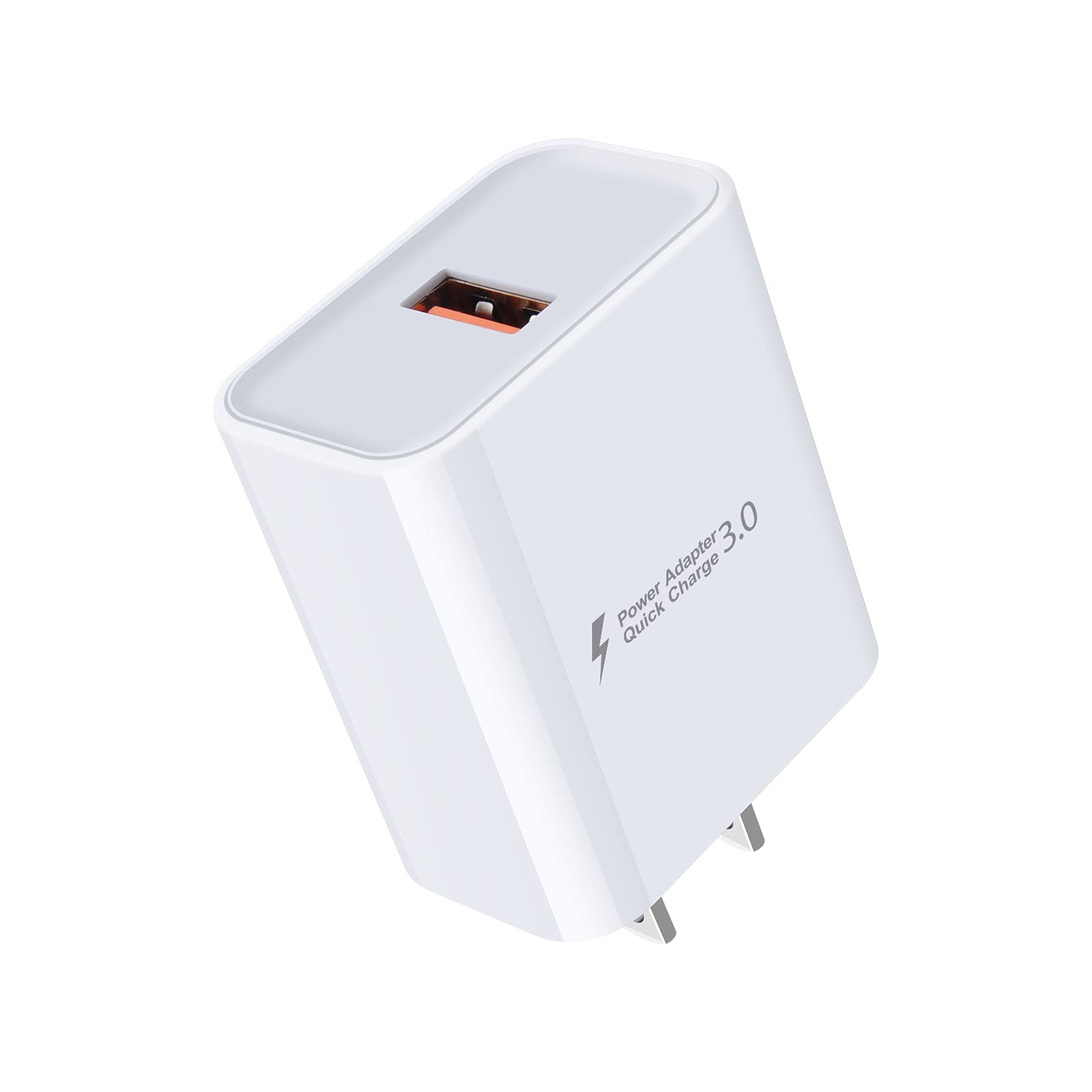 Quick Charge 3.0 Wall Charger Block Plug,USB Cube Power Adapter Fast Charging Block for Samsung Galaxy S24 S23FE A15 A25 A14 A13 A54 S22 S21 S10 S9 S8 A20 A12 A53 A03S A04S A51 A52 A24 A23 A34,Note 20
