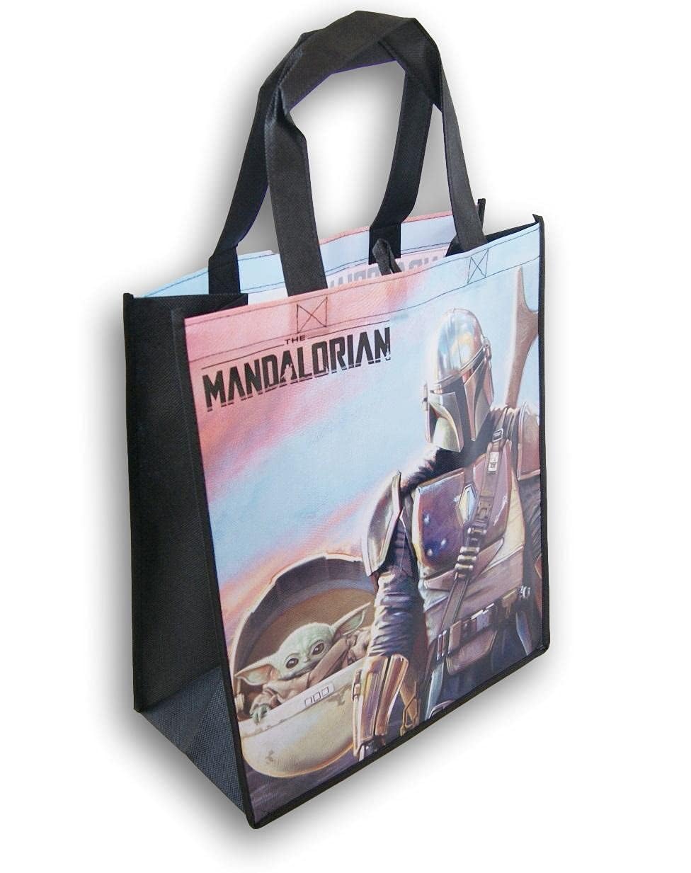 LLP, Multi ,Medium The Mandalorian Baby Yoda Reusable Tote Bag - 12.5 x 13 Inch