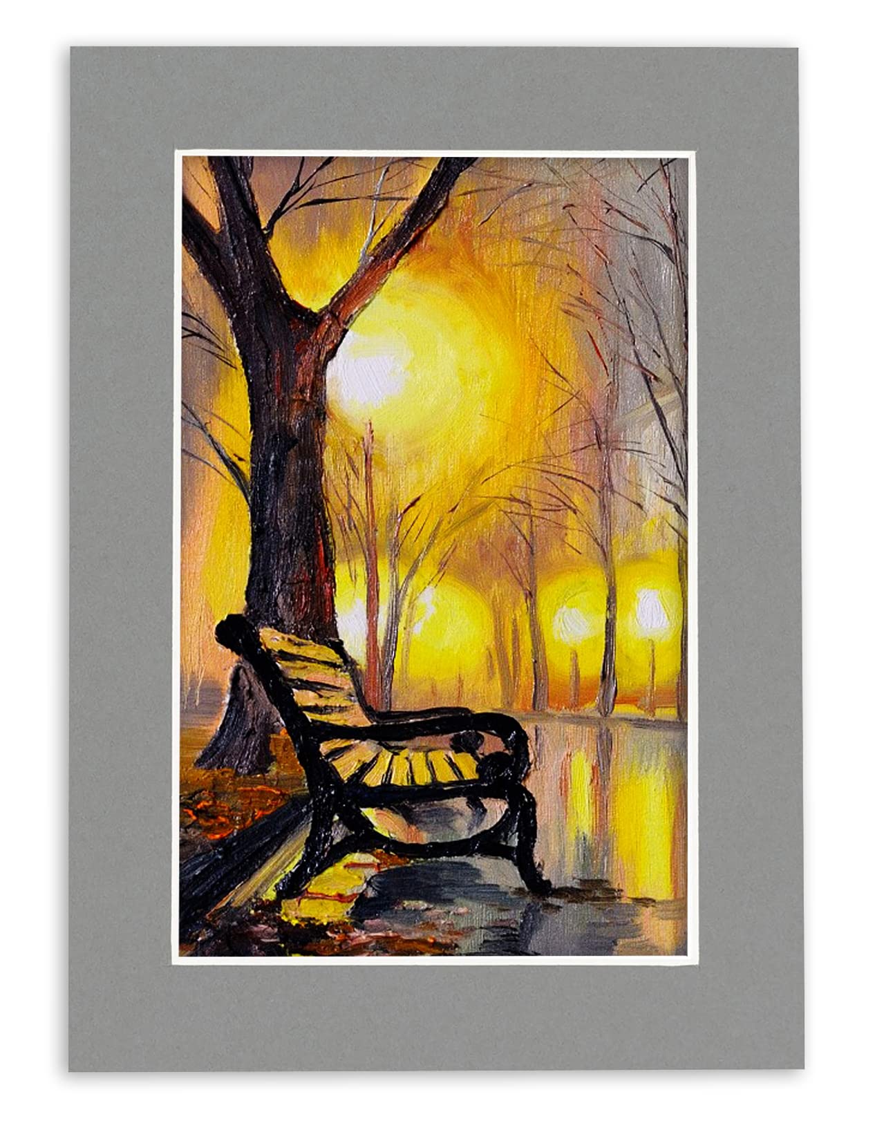 16x20 Mat Bevel Cut for 12x18 Photos - Acid Free Mid Grey Precut Matboard - for Pictures, Photos, Framing - 4-ply Thickness