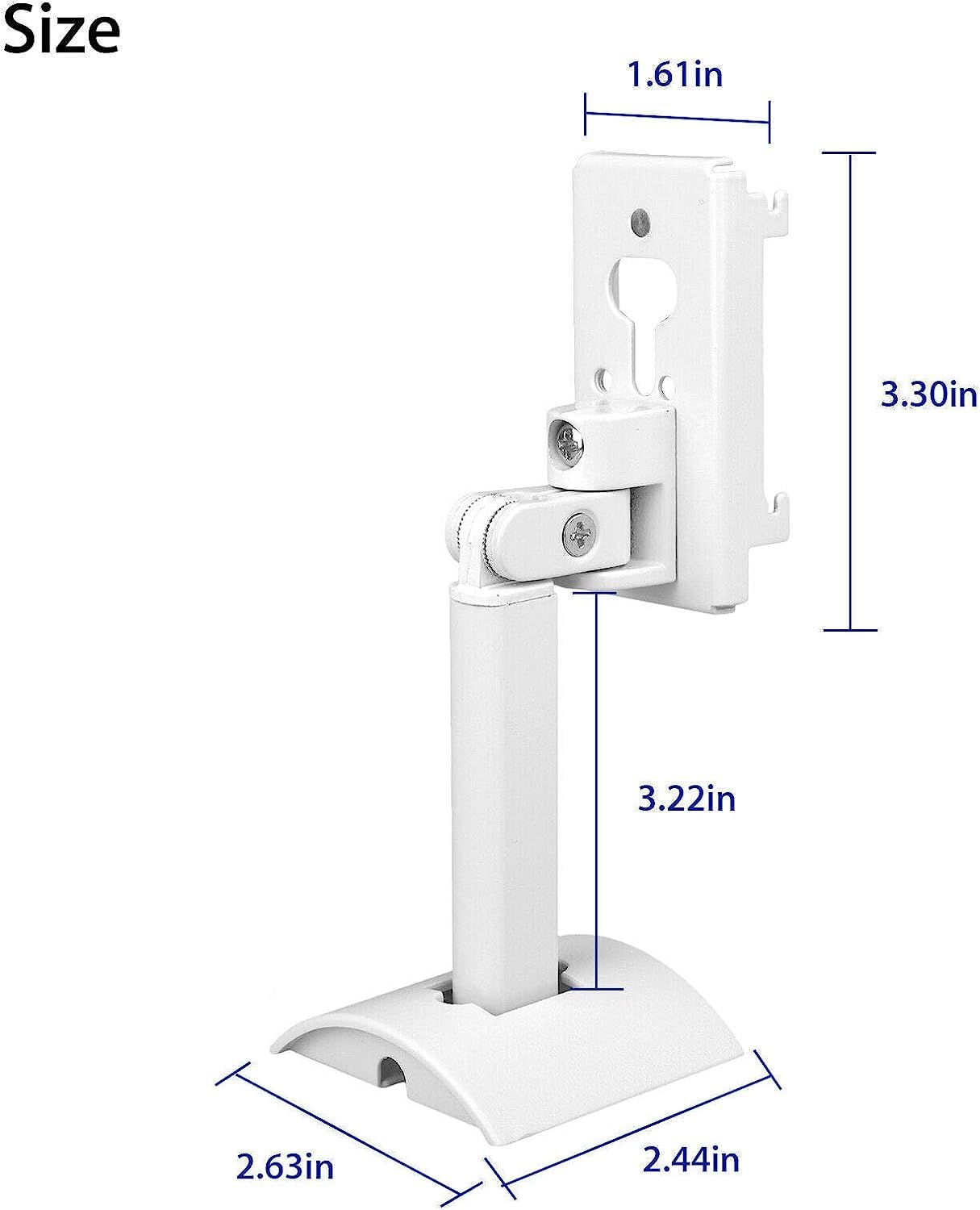 Enjcyling Wall/Ceiling Mount Bracket Stand Steel White, for UB-20 Series II, Compatible with Bose CineMate Lifestyle 809281-1100