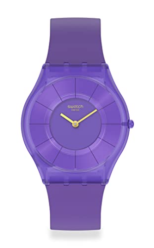 Swatch PURPLE TIME Unisex Watch (Model: SS08V103)
