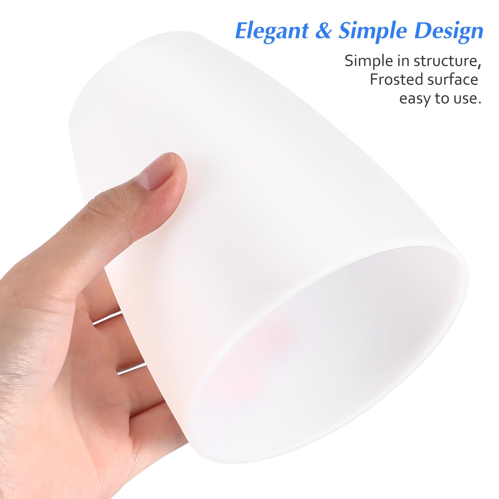 Luxshiny Sconce Shades Lamp Shade Cover 2PCS Plastic Pendant Light Cover Lampshade 11.5X10cm Oval Table Lamps Shades Floor Lamp Shade Replacement for Bedroom Table Living Room E14
