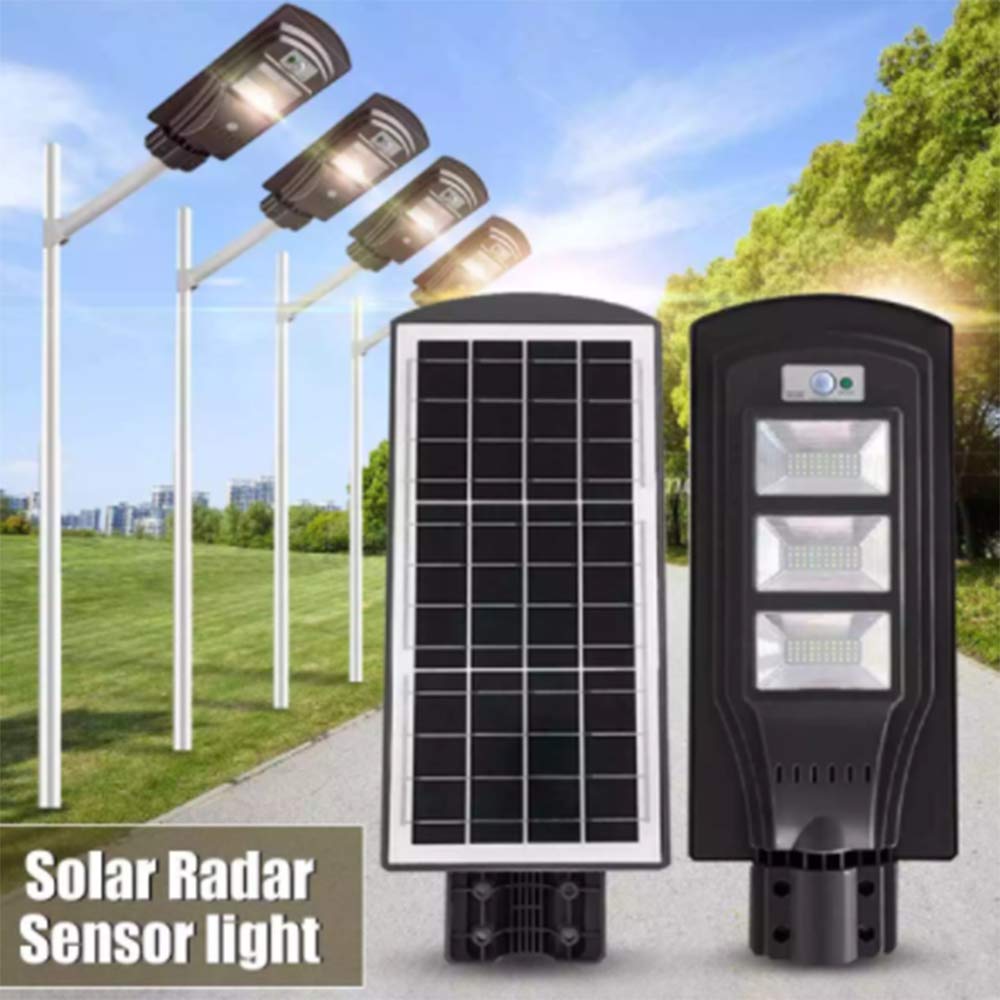 20W/40W/60W LED Solar Power Street Light PIR Motion Sensor Wall Light Waterproof Outdoor Garden Road Pathway Lamp (40w)