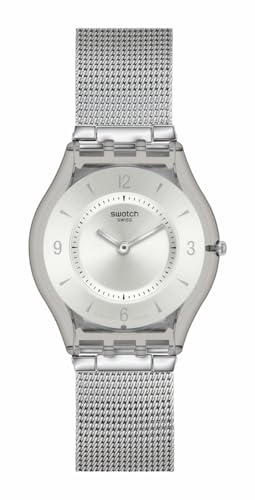 Swatch METAL KNIT Unisex Watch (Model: SS08M100M)