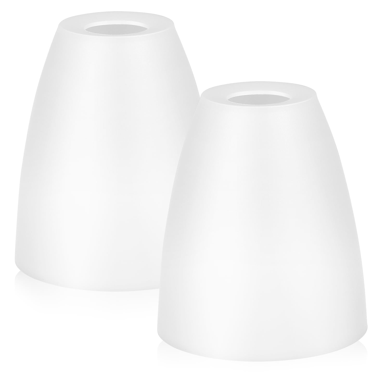 Luxshiny Sconce Shades Lamp Shade Cover 2PCS Plastic Pendant Light Cover Lampshade 11.5X10cm Oval Table Lamps Shades Floor Lamp Shade Replacement for Bedroom Table Living Room E14