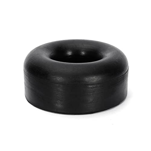 2.5" 2.5 Inches Round Rubber Bumper, Rubber Bump Stops, Feet Bumpers, Replace for Cargo Trailer Ramp Doors, and for Truck Gates (Pack of 2)
