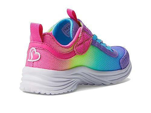 Skechers Kids Girls Dreamy Dancer-Ultra Rainbow Sneaker, Lavender/Multi, 2 Little Kid