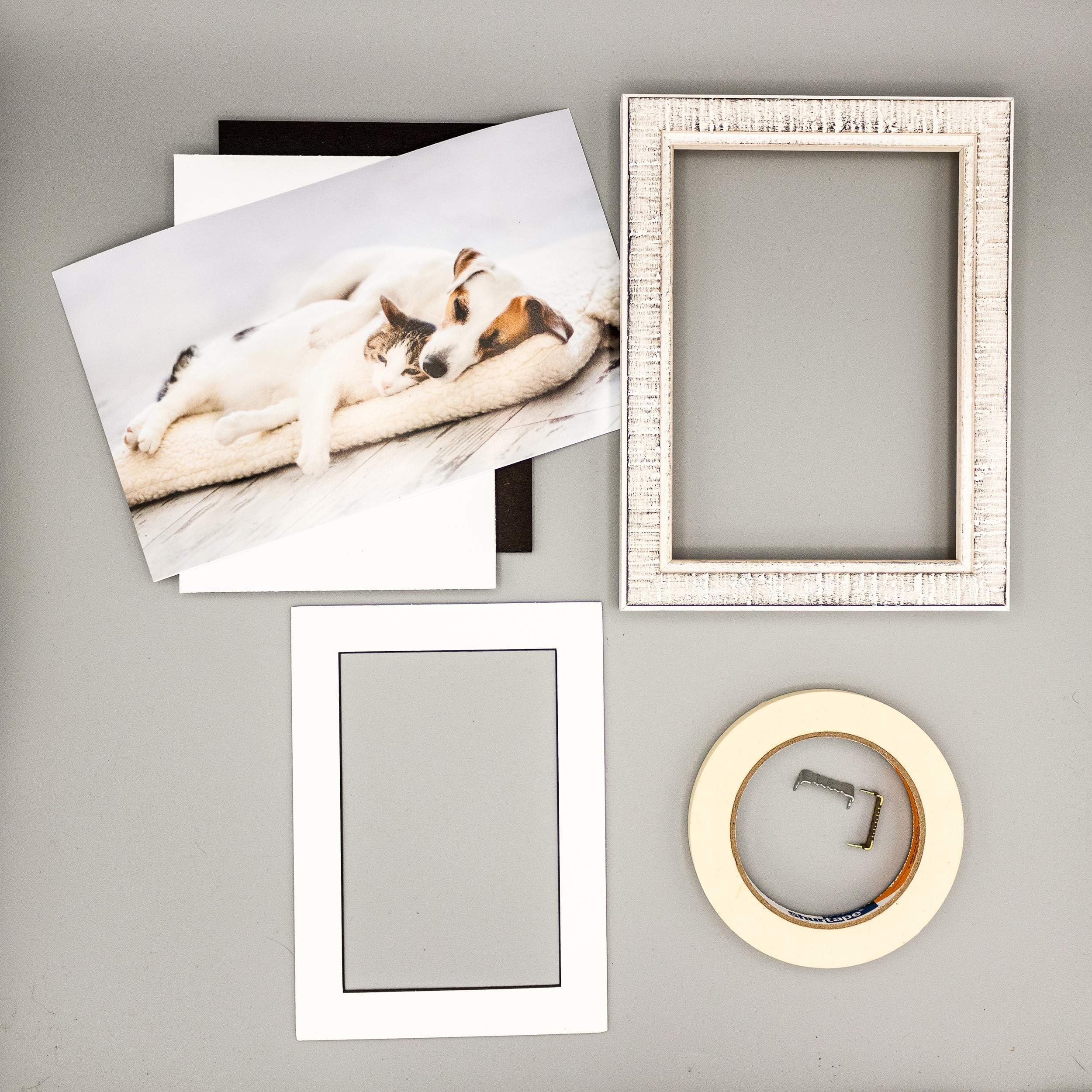 24x36 Mat Bevel Cut for 22x30 Photos - Acid Free White with Black Core Precut Matboard - for Pictures, Photos, Framing - 4-ply Thickness