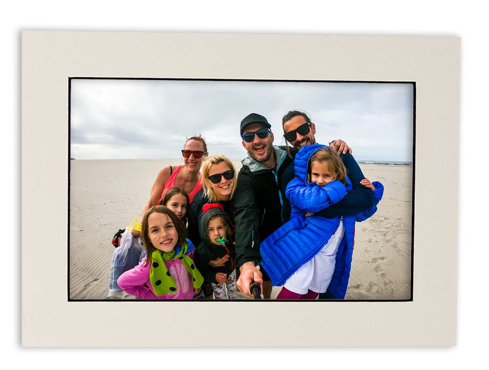 24x36 Mat Bevel Cut for 22x30 Photos - Acid Free White with Black Core Precut Matboard - for Pictures, Photos, Framing - 4-ply Thickness