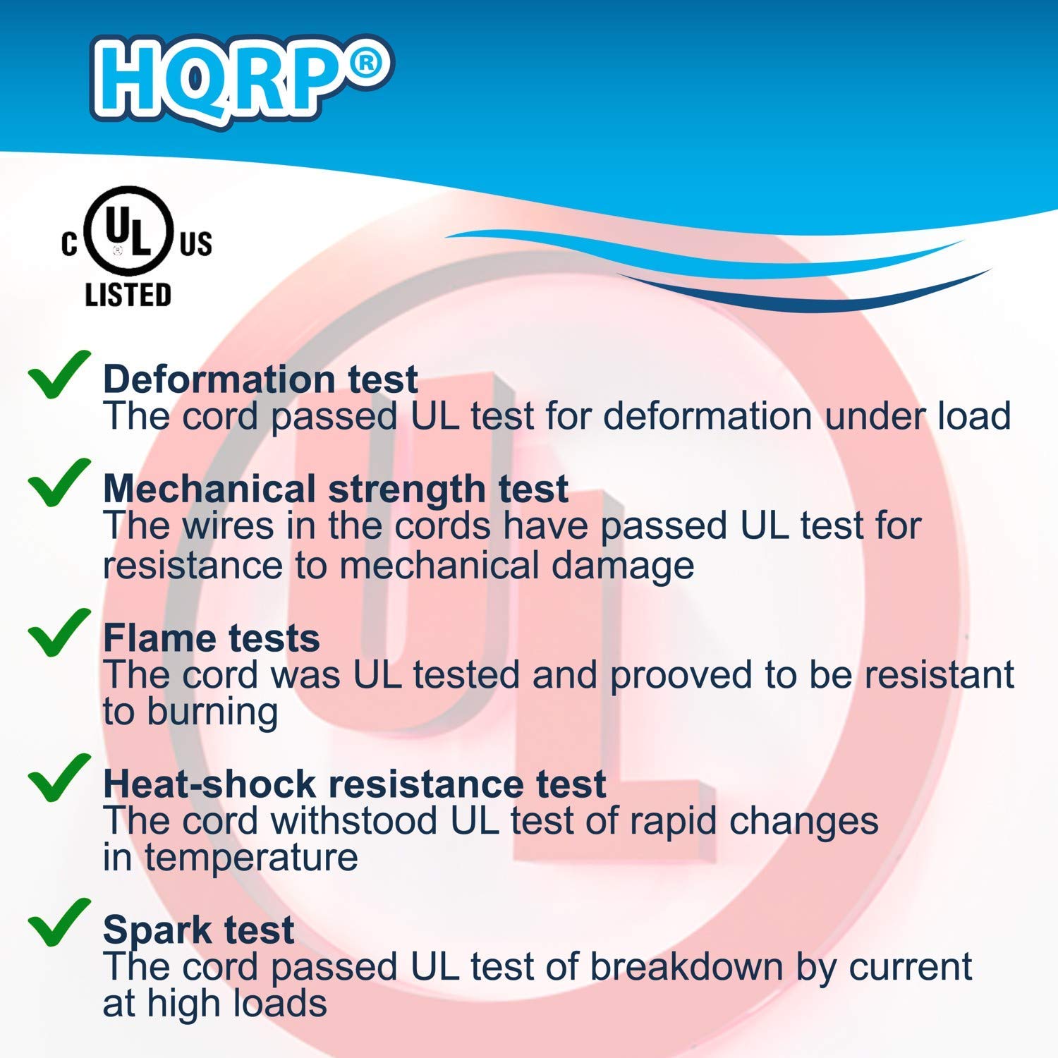 HQRP AC Power Cord Compatible with Bose Acoustimass Series 15 16 II Home Entertainment Speaker System Mains Cable, Black