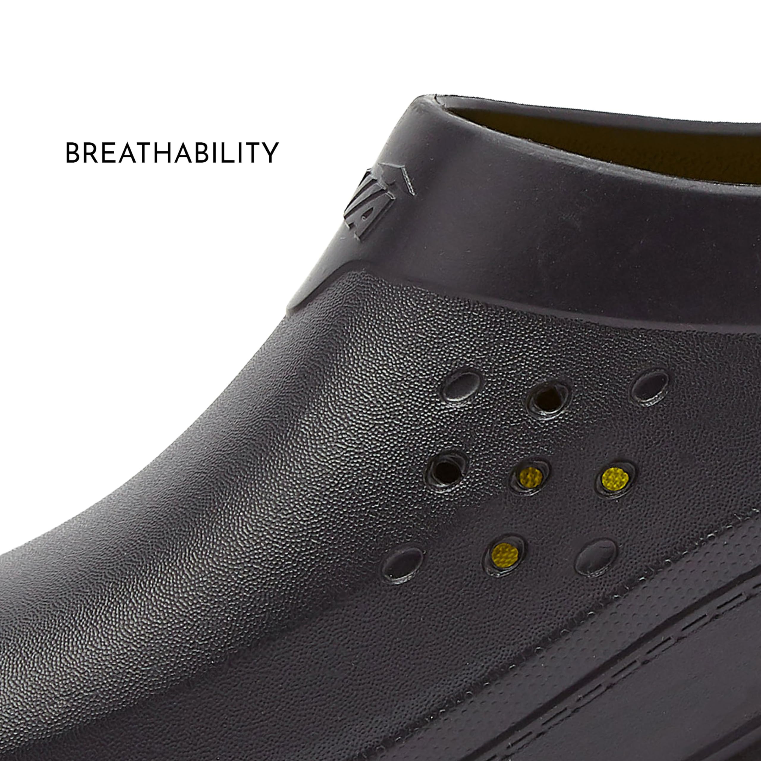 Avia Flame Men's Clogs, Slip Resistant Shoes for Men Food Service, Non Slip Restaurant and Chef Shoes Men Slip Resistant for Kitchen Work or Nursing - Black, 10 Medium