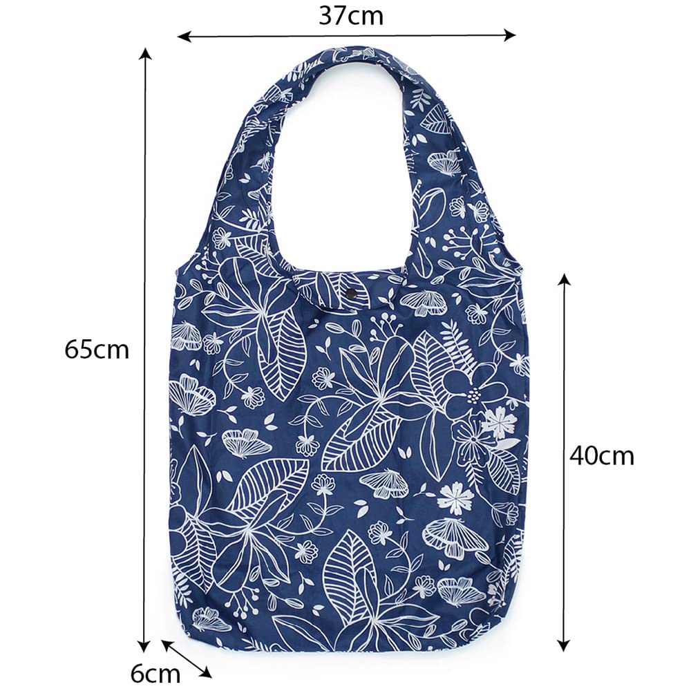 Reuseable Shopping Bags 4 Pack Grocery Foldable Tote Bag Groceries Folding Bag For Life Shopper Tote Bags Bulk, Blue Lilac, Medium