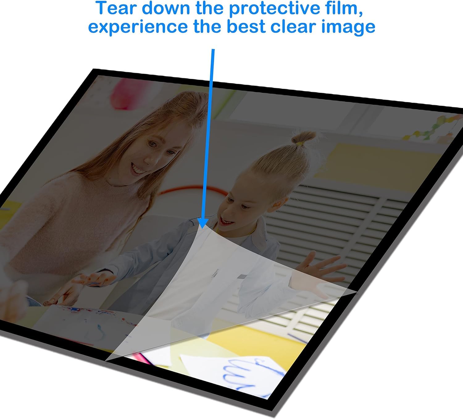 Mositear 10 Pack 4"x6" Premium Super Slim Magnetic Picture Pockets Frames with Black Holds 4 x 6 inches Photo for Refrigerator | NEW VERSION | EASE of INSERTING