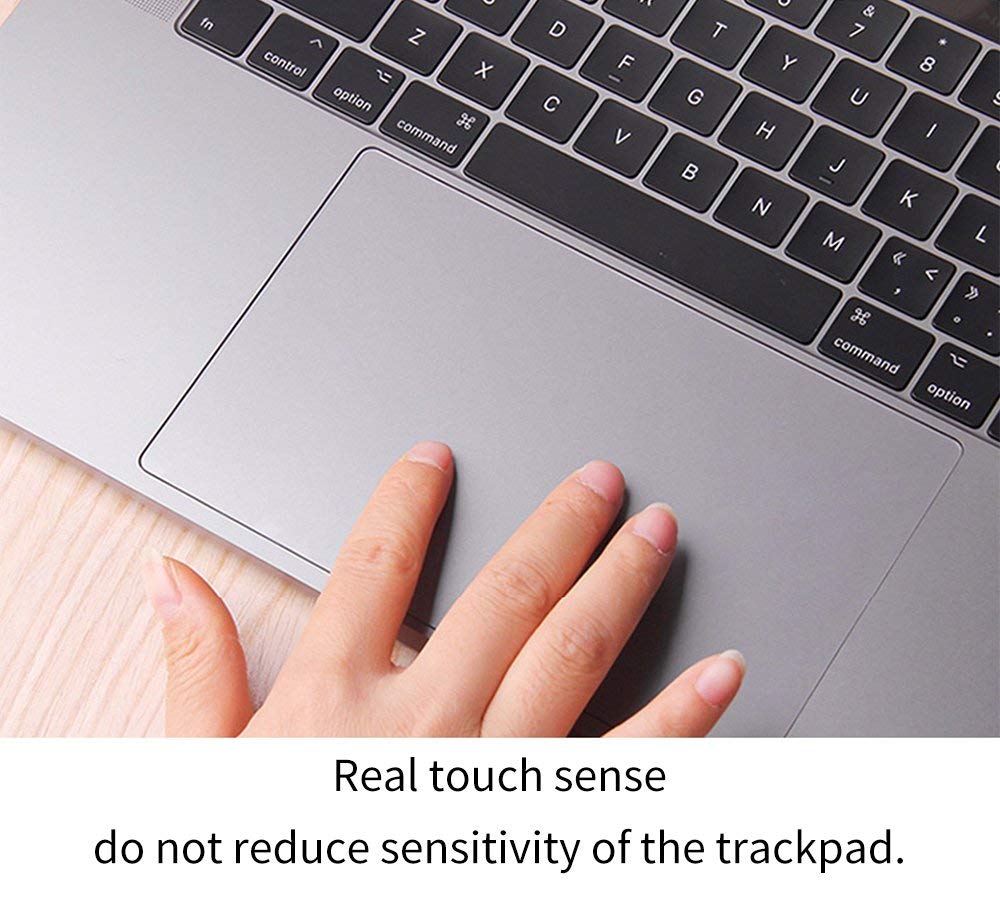 CaseBuy MacBook Air 15 inch Trackpad Protector Cover for 2025 2024 2023 MacBook Air 15.3" M4 M3 M2 Chip A3241 A2941 A3114 with Touch ID Clear Anti-Scratch Touch Pad Protector Skin -2PCS