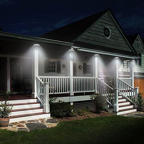 YOOMAO 360 Degree Lighting Outdoor Solar Light PIR Motion Sensor Solar Garden Light Energy Saving Street Lamp Wall Lamp Three Modes