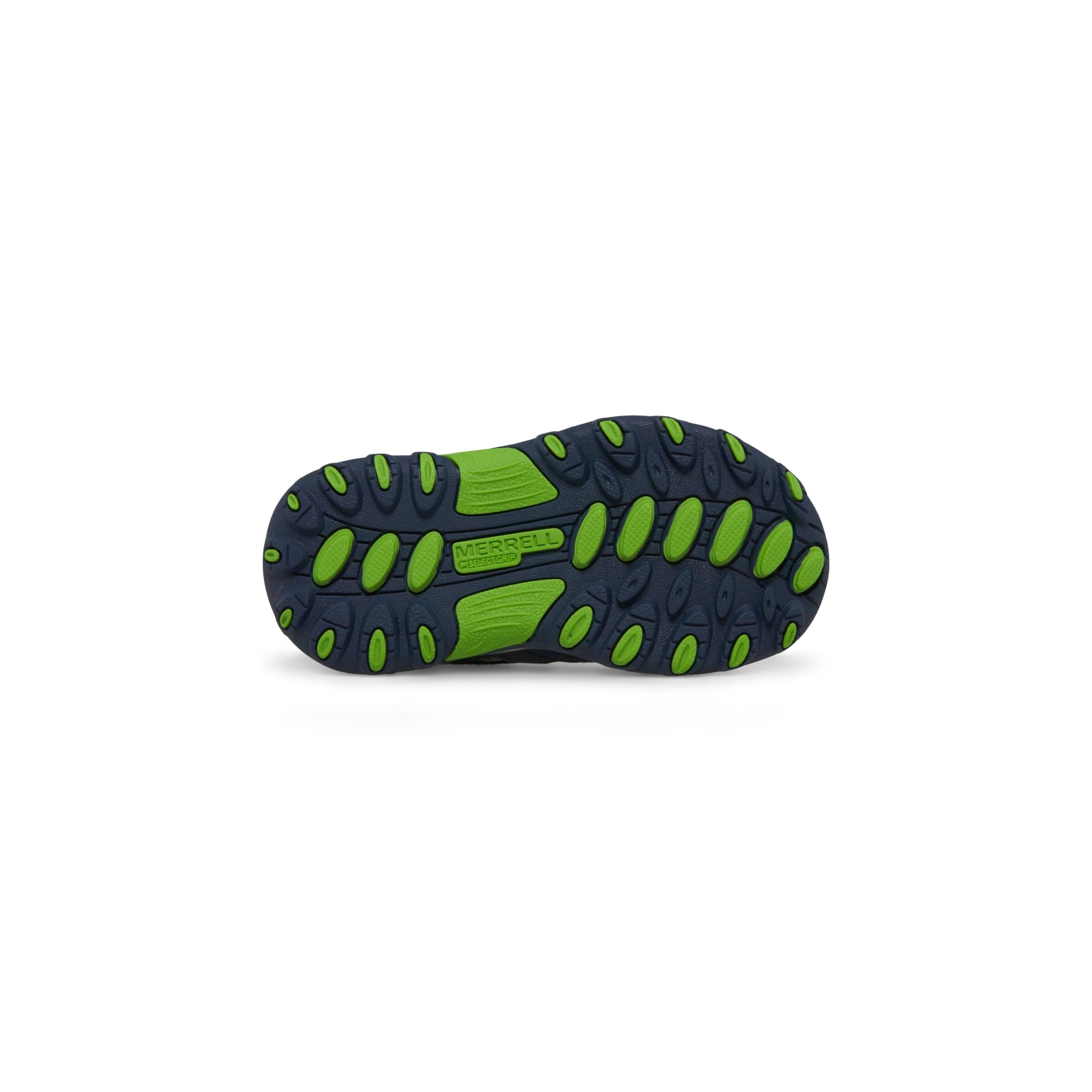 Merrell Trail Chaser Hiking Sneaker, Navy/Green, 2 US Unisex Big Kid
