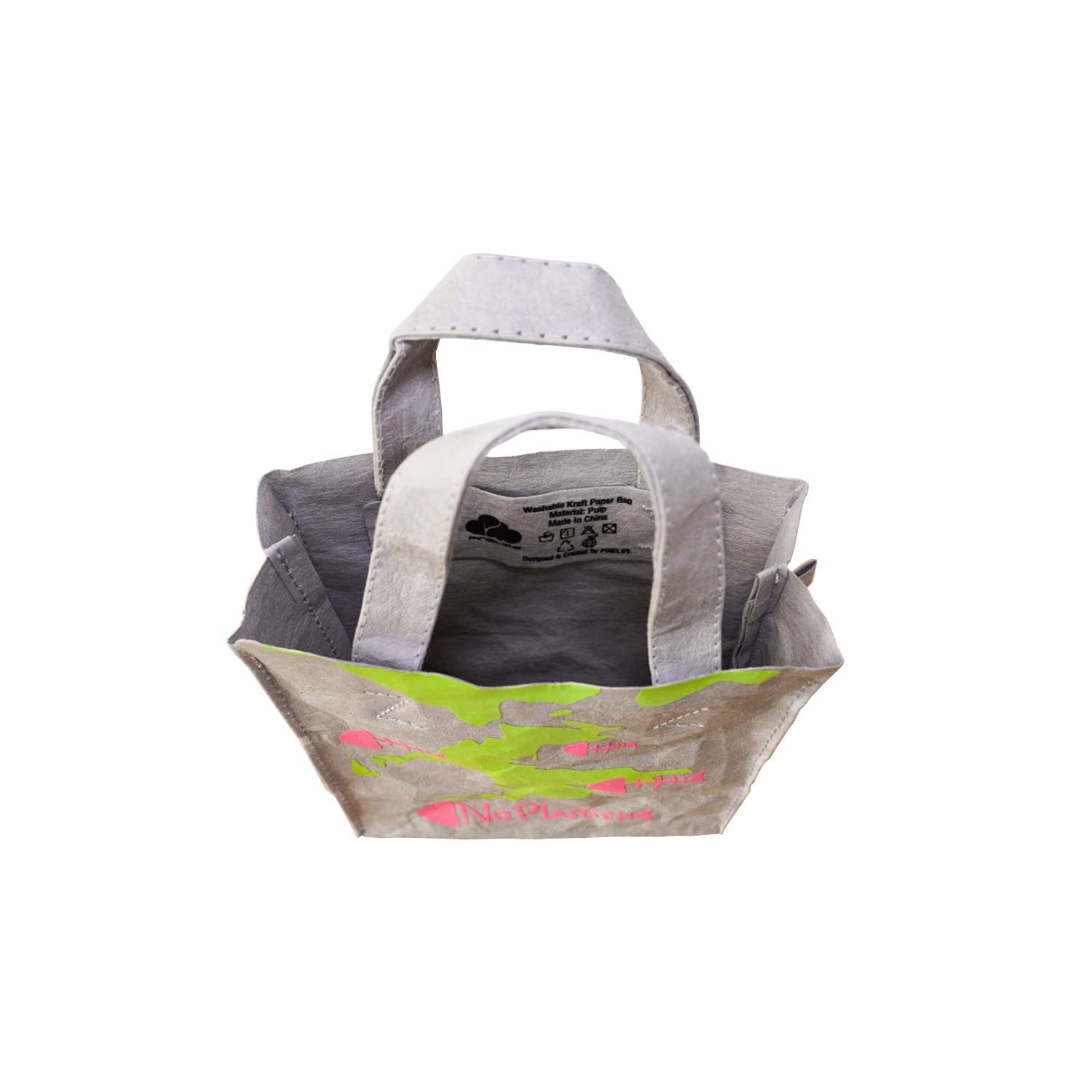 PINELIFE Kraft Paper Tote Bag - Mini | No Plastic