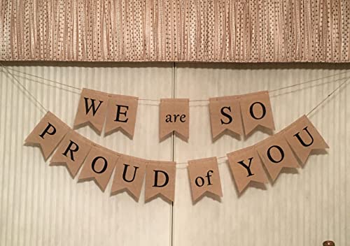 JeVenis We Are So Proud of You Banner Graduation Banner Congratulations Banner Graduation Party Decorations Graduation Commencement Decoration