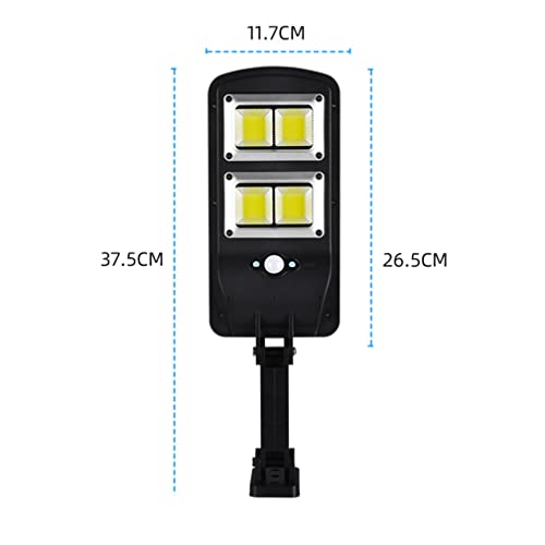 RXF Outdoor Solar Wall Light,4 Mode Remote Control COB Solar Light PIR Motion Sensor Outdoor Solar IP65 Waterproof Lamp,for Garden Patio Yard,2pcs
