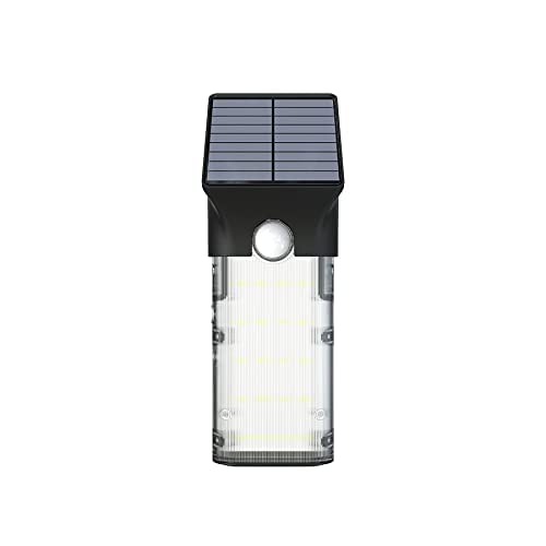 LTOSolar Solar Motion Sensor Waterproof Outdoor Security Flood Lights, Exterior Front Porch Wall Mount Patio Fence Decorative with Detachable Design