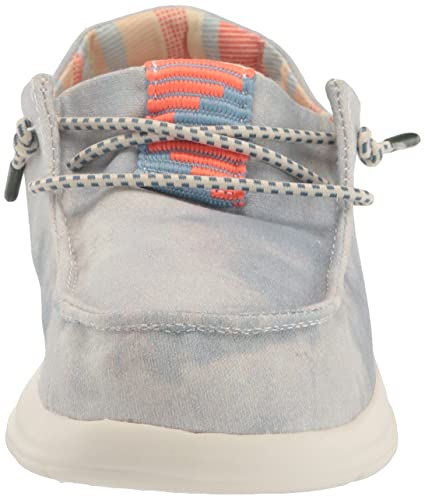 Reef Girls Kids Cushion Coast Sneaker, Washed Ocean, 2 Big