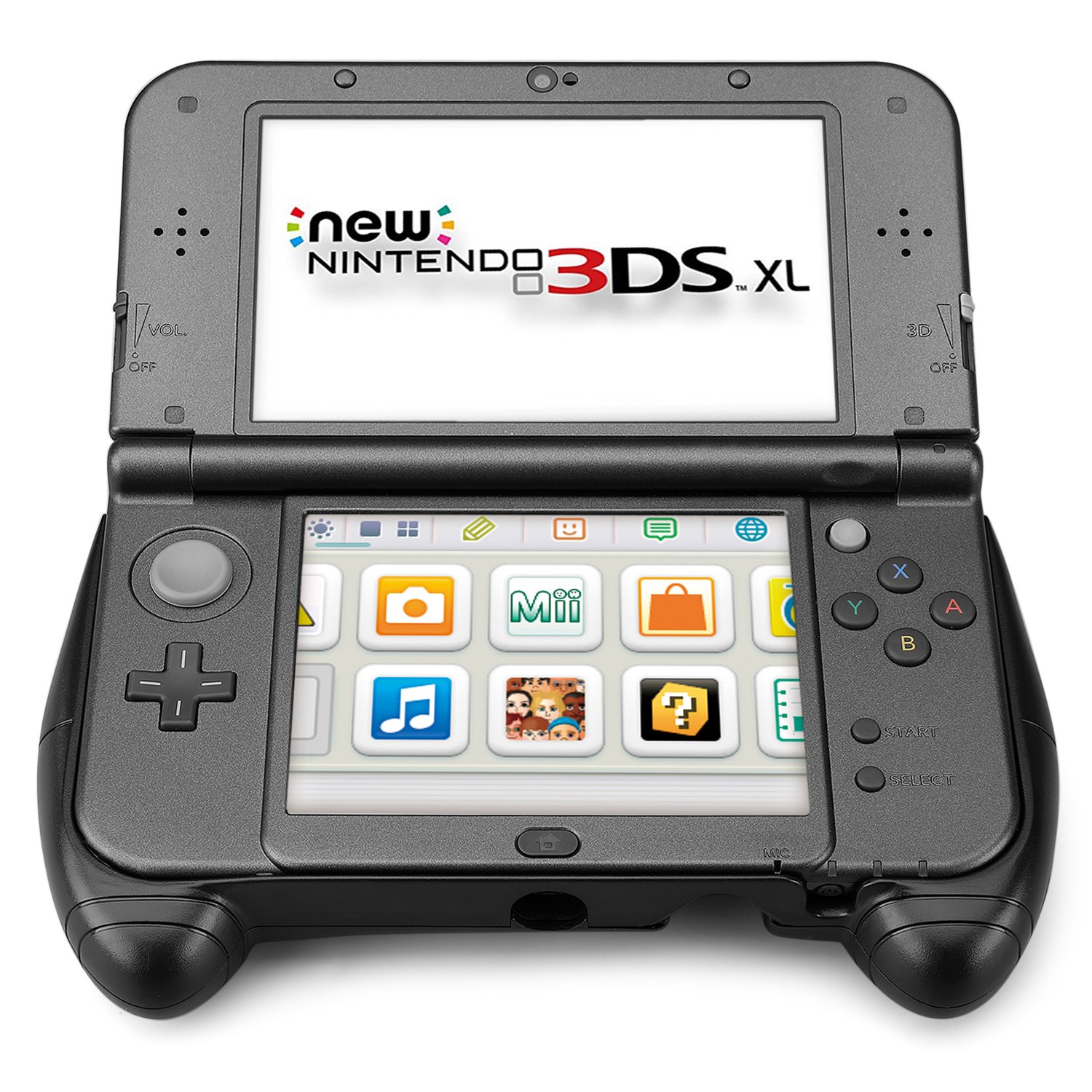 TNP New Nintendo 3DS XL Hand Grip - Protective Cover Skin Controller Grip Case Ergonomic Comfort Anti Slip Handle Console Grip with Kick-Stand for New Nintendo 3DS XL LL 2015 Model