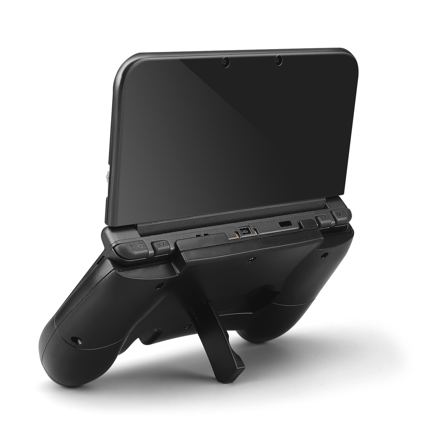 TNP New Nintendo 3DS XL Hand Grip - Protective Cover Skin Controller Grip Case Ergonomic Comfort Anti Slip Handle Console Grip with Kick-Stand for New Nintendo 3DS XL LL 2015 Model