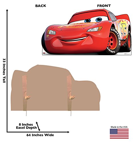Advanced Graphics Lightning McQueen Life Size Cardboard Cutout Standup - Disney Pixar's Cars 3 (2017 Film)