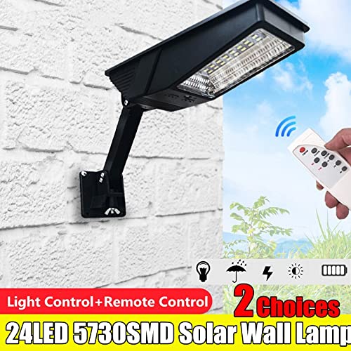 DHAEY 12W LED Solar Lamp PIR Motion Sensor Solar Garden Light Outdoor Lighting Energy Saving Street Yard Path Lamp IP65 Waterproof Luopan Tracking Lighting (Color : Non Remote)