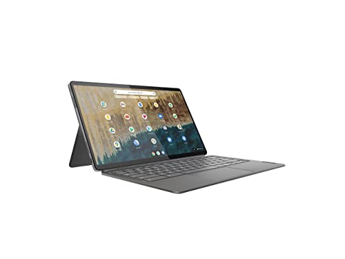 Lenovo IdeaPad Duet 5 Chromebook, OLED 13.3" FHD Touch Display, Snapdragon SC7180, 4GB RAM, 64GB Storage, Qualcomm Adreno Graphics, Chrome OS, Gray (Renewed)