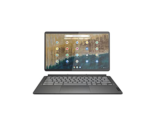 Lenovo IdeaPad Duet 5 Chromebook, OLED 13.3" FHD Touch Display, Snapdragon SC7180, 4GB RAM, 64GB Storage, Qualcomm Adreno Graphics, Chrome OS, Gray (Renewed)