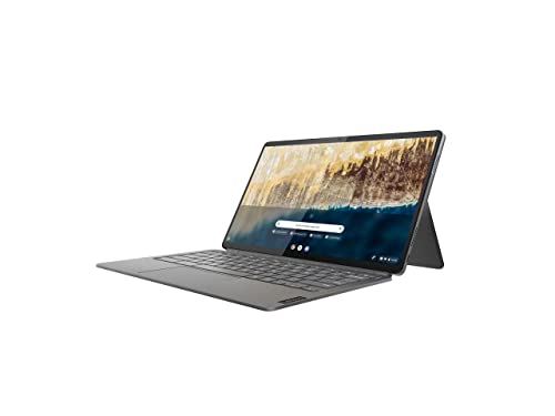 Lenovo IdeaPad Duet 5 Chromebook, OLED 13.3" FHD Touch Display, Snapdragon SC7180, 4GB RAM, 64GB Storage, Qualcomm Adreno Graphics, Chrome OS, Gray (Renewed)