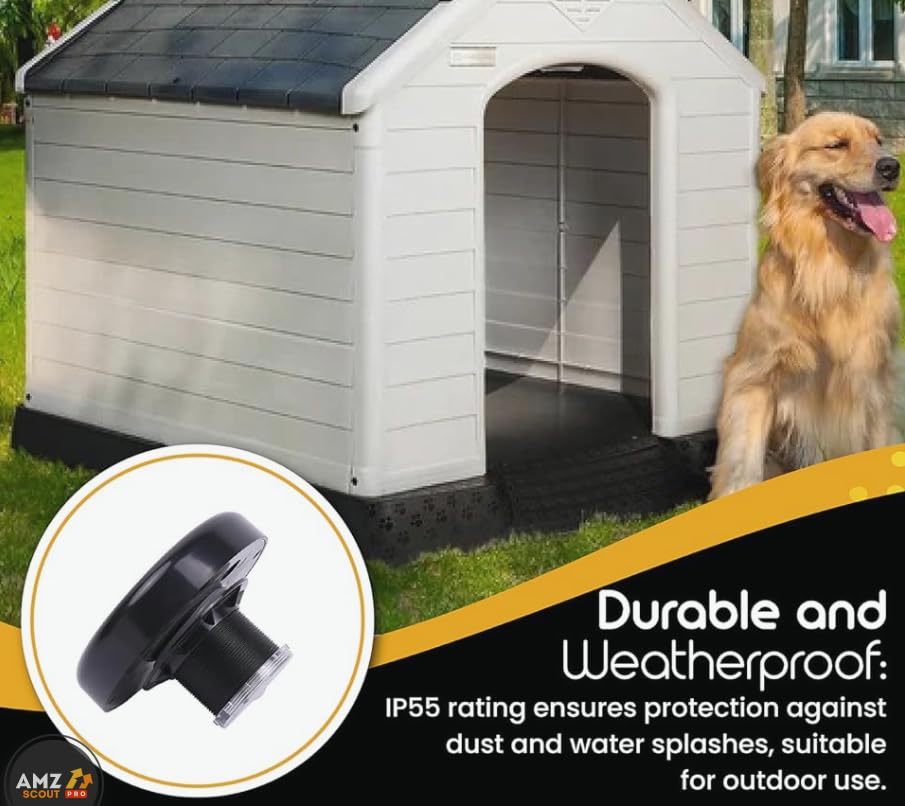 BRIGHTICONIC BICSL20-01 5LEDs Solar Portable Toilet Chicken Coop Dog House Storage Shed - Waterproof LED Night Light for Closet Camping Outhouse Kit Portable Potty (BICSL20-01(5LEDs))