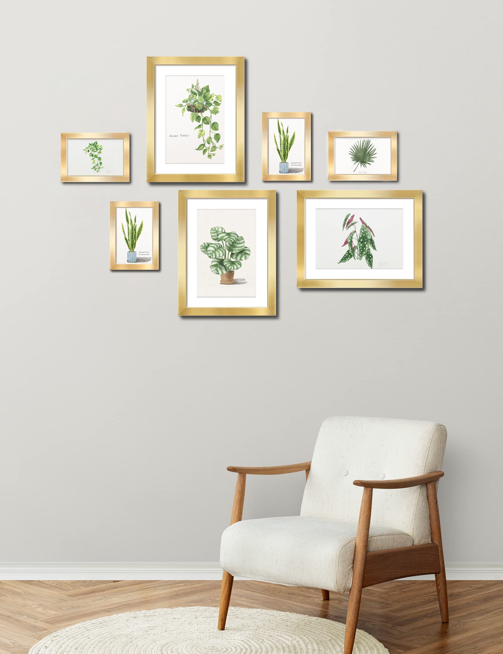 Annecy 4x6 Picture Frames (1 Pack, Gold), Simple Designed Photo Frame, For Pictures 4x6 for Wall Mounting, Classic Simple Home Office Decor