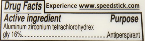 Speed Stick Power Antiperspirant Deodorant for Men, Unscented - 3 Ounce, Pack Of 6 (Packaging May Vary)