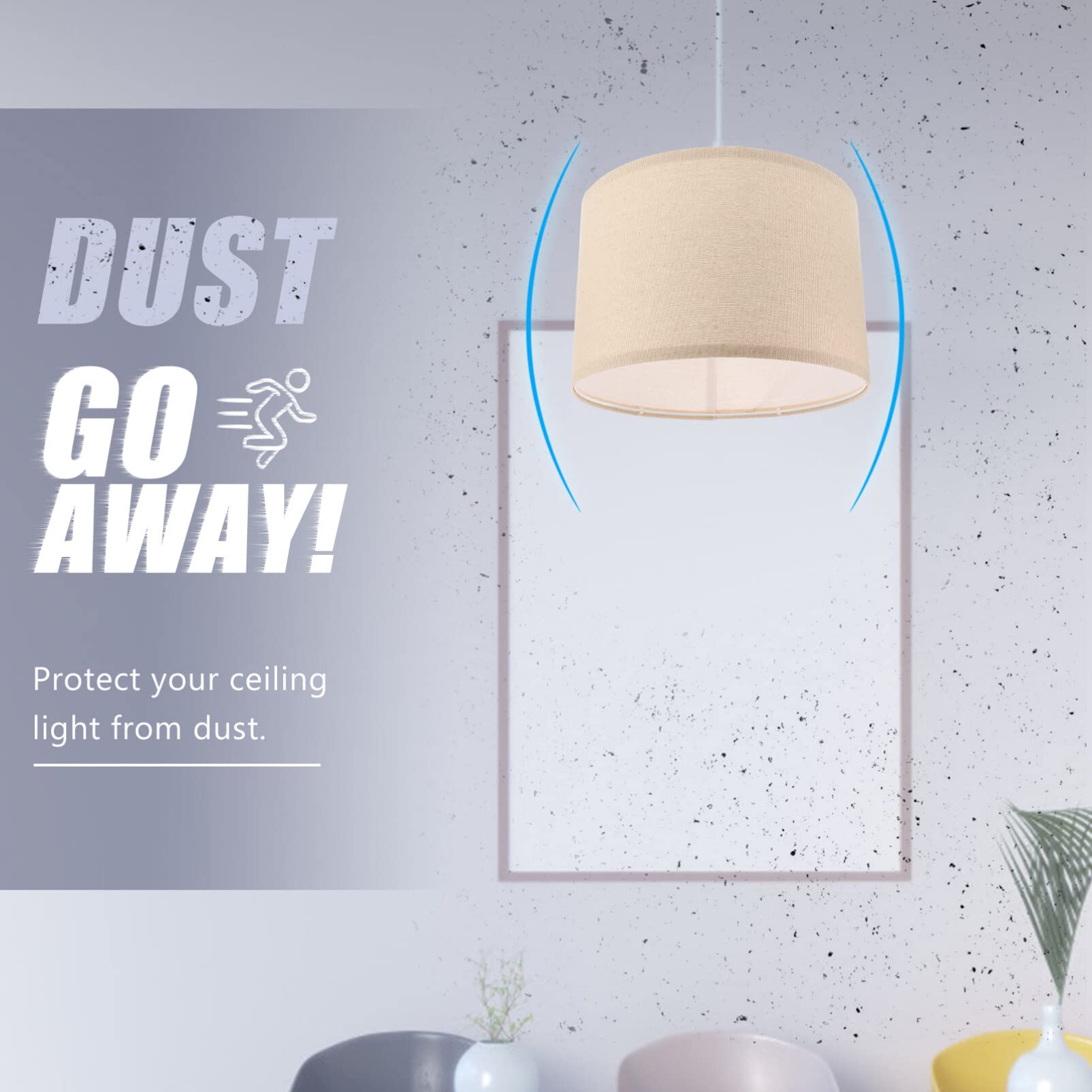 Table Lampshade Drum Lampshade Natural Beige Linen Lampshades Barrel Lamp Shade Chandelier Lampshade
