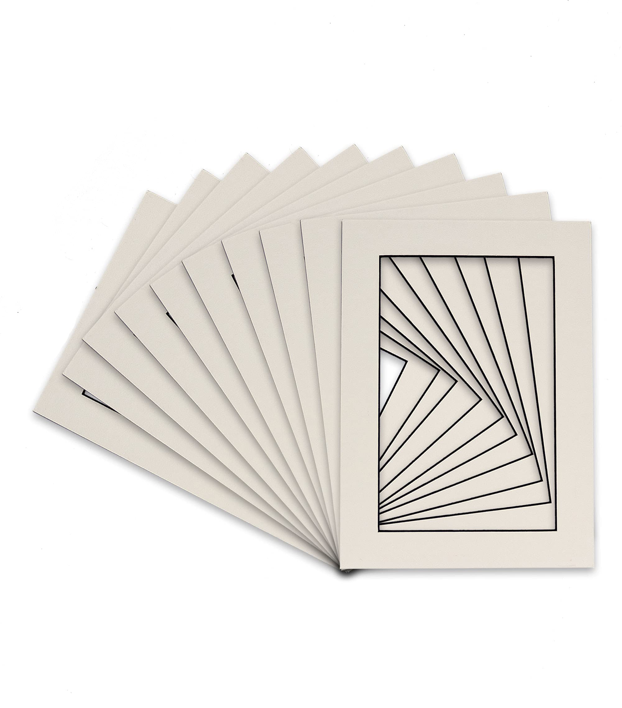 24x36 Mat for 20x30 Picture - White with Black Core Picture Matboard for Frames Measuring 24 x 36 Inches - Bevel Cut Matte to Display Art Measuring 20 x 30 Inches - Acid Free ONE MAT