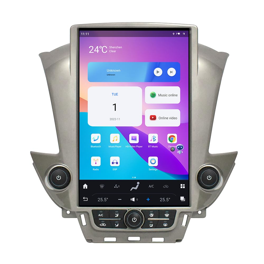 for Chevroler Suburban Tahoe GMC Yukon 2014-2020 Head Unit 14.4 Inch Qualcomm Android Car Radio Stereo Replacement Touch Screen Android Auto GPS Navigation Multimedia Play