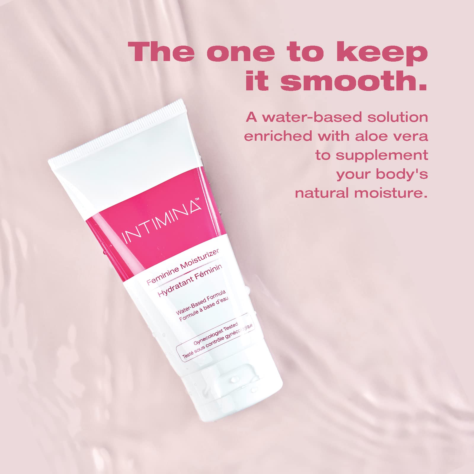 Intimina Feminine Moisturizer - Vaginal Moisturizer - Personal Lubricant for Women Water Based Lubrication for Toys, Kegel Balls, and Menstrual Cups