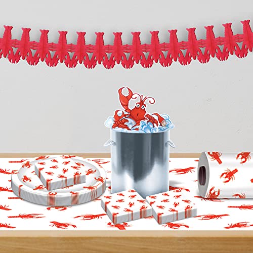 Beistle 3-D Crawfish Centerpiece, 2 Piece, 11.5", Multicolored