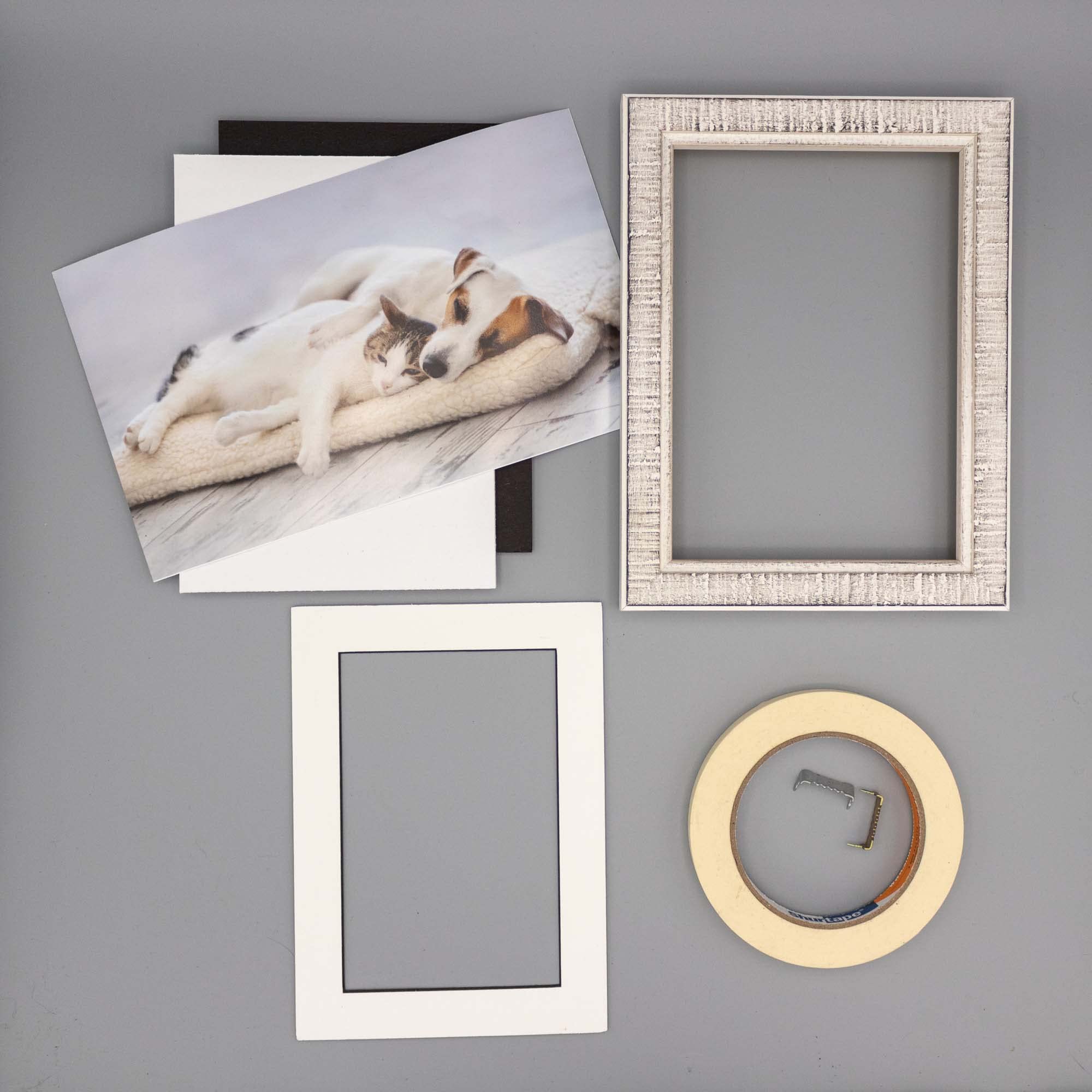 24x36 Mat for 20x30 Picture - White with Black Core Picture Matboard for Frames Measuring 24 x 36 Inches - Bevel Cut Matte to Display Art Measuring 20 x 30 Inches - Acid Free ONE MAT