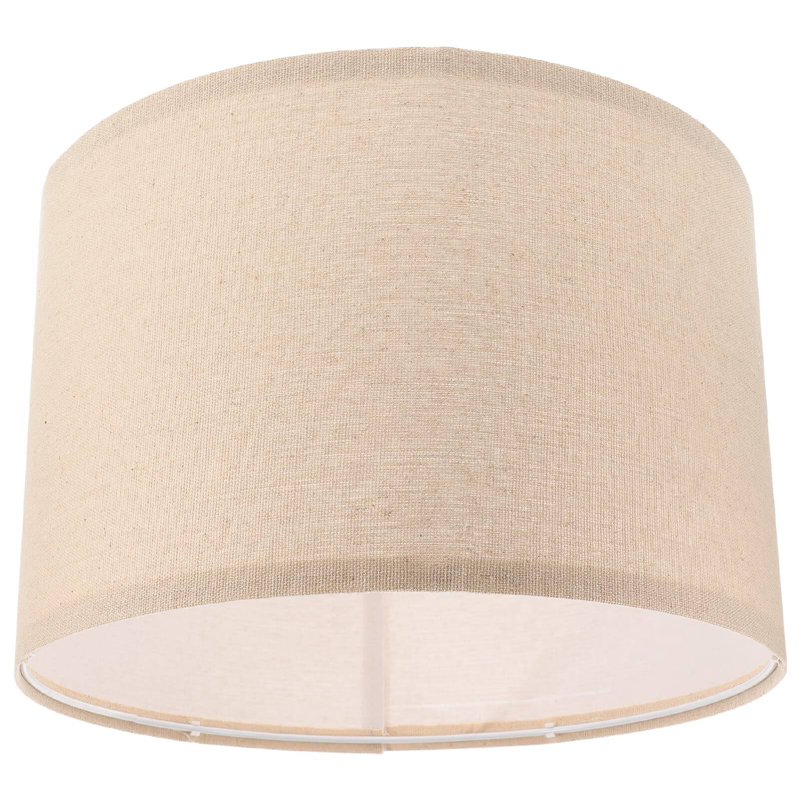 Table Lampshade Drum Lampshade Natural Beige Linen Lampshades Barrel Lamp Shade Chandelier Lampshade