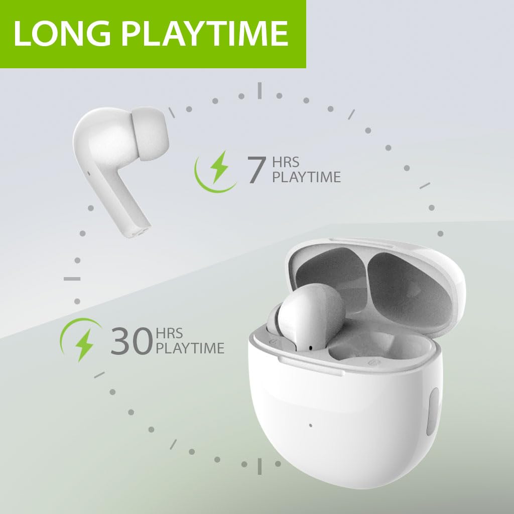 Avantree Reverb - Wireless Earbuds for PC, PS5, PS4, Computer, Laptop, Gaming with USB C Adapter Dongle, Noise Cancelling Mic & aptX Voice Bluetooth Headset for Clear Calls, aptX Adaptive Low Latency