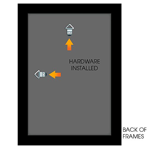 Gallery Solutions 12x18 Black Wood Wall Photo Frame